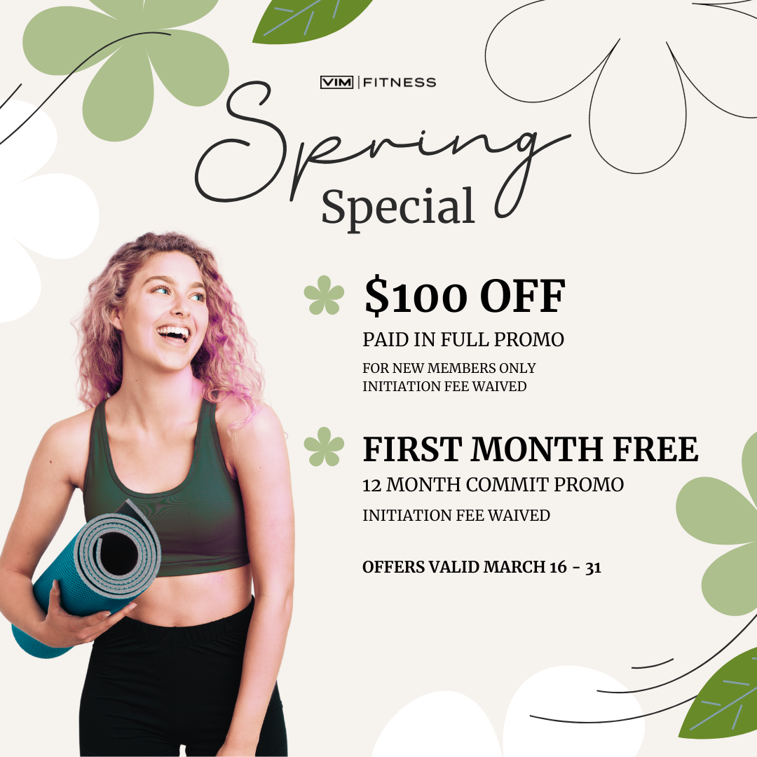 Spring Specials March 2026 | VIM | Fitness
